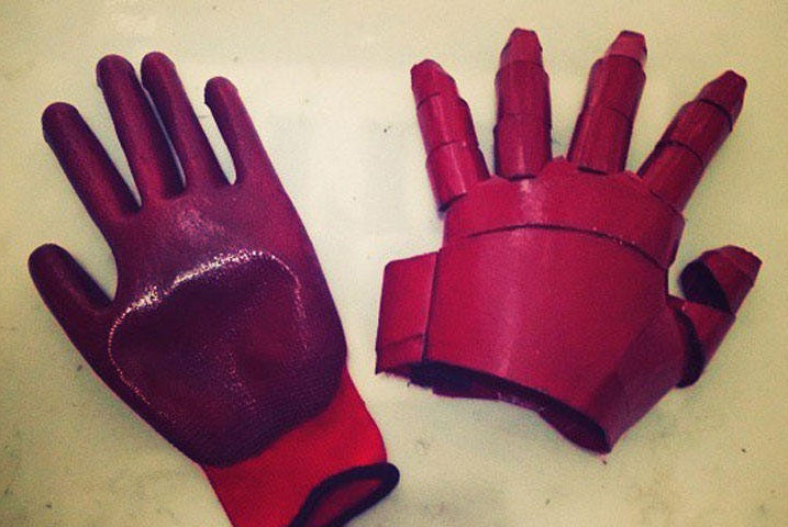 Iron Man Hands PDF Template - Etsy