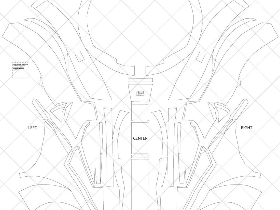 Buy Iron Man Mark 4 Breastplate & Backplate PDF Template ready Online ...