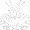 Samurai Menpo Mask A4 & Letter Size Ready to Print PDF Template Plan - Etsy