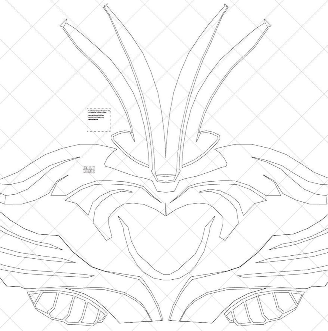 Classic Thor Helmet - A4 & Letter Size PDF Template (ready to Print) - Etsy