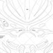 Predator Bio Mask - A4 & Letter Size Ready to Print PDF Template - Etsy