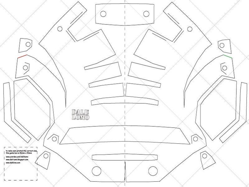 Robert Bat Suit: Collar, Shoulder, Chest Abs, Gauntlet - A4 & Letter ...