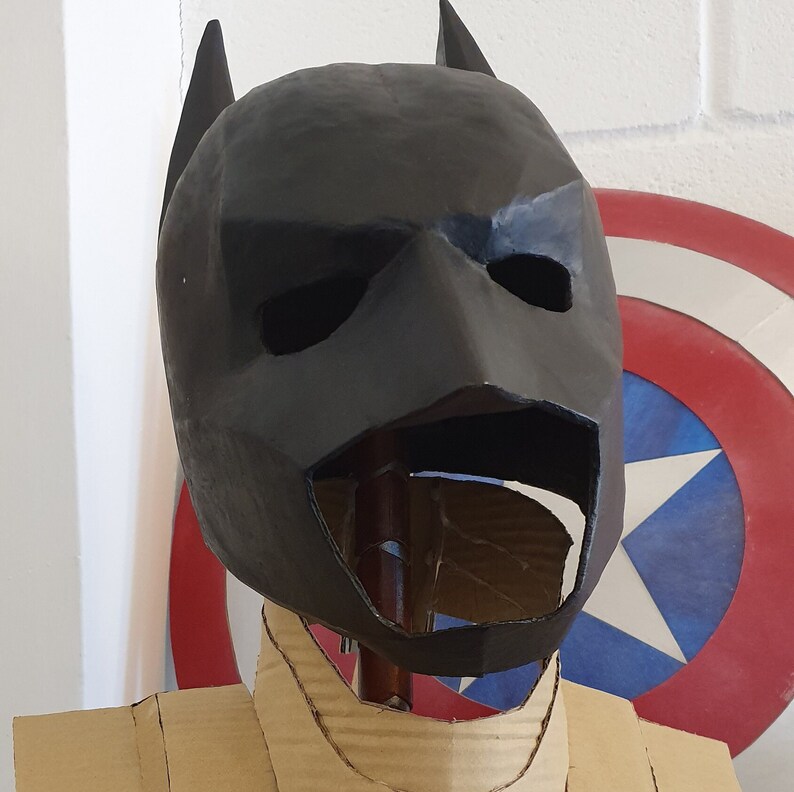 Bale Bat Cowl Mask Template A4 & Letter Size Ready to Print - Etsy