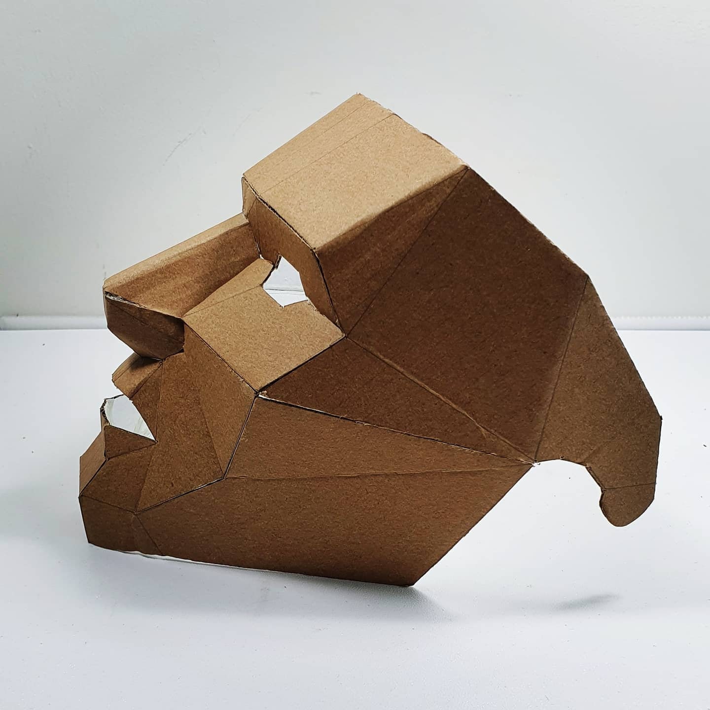 Low Poly Face Mask - A4 & Letter Size Ready to Print PDF Template - Etsy