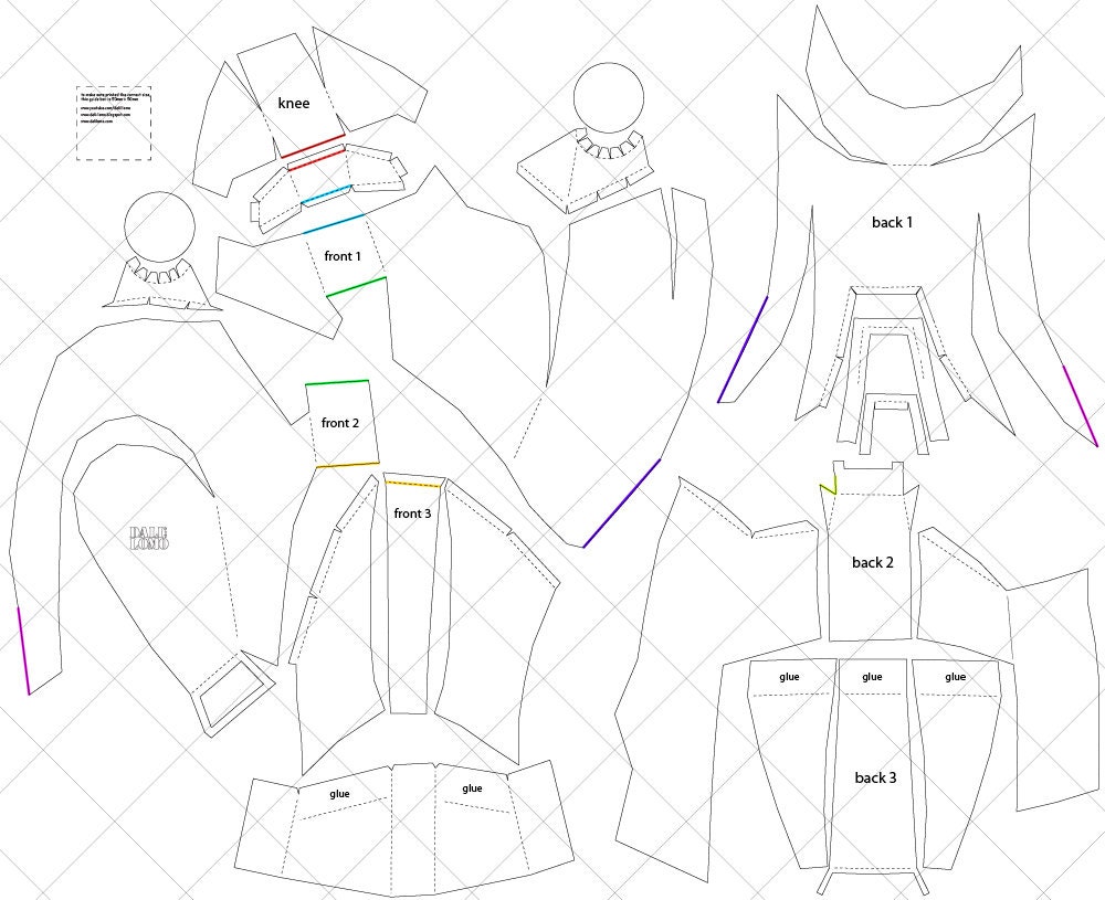 Iron Man Mark 4 Lower Leg A4 & Letter Size PDF Template - Etsy Canada