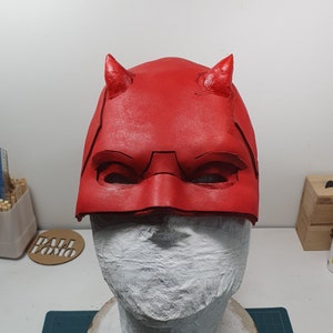 Dare Devil Cowl Mask for Cosplay PDF Template - A4 & Letter Size Ready ...