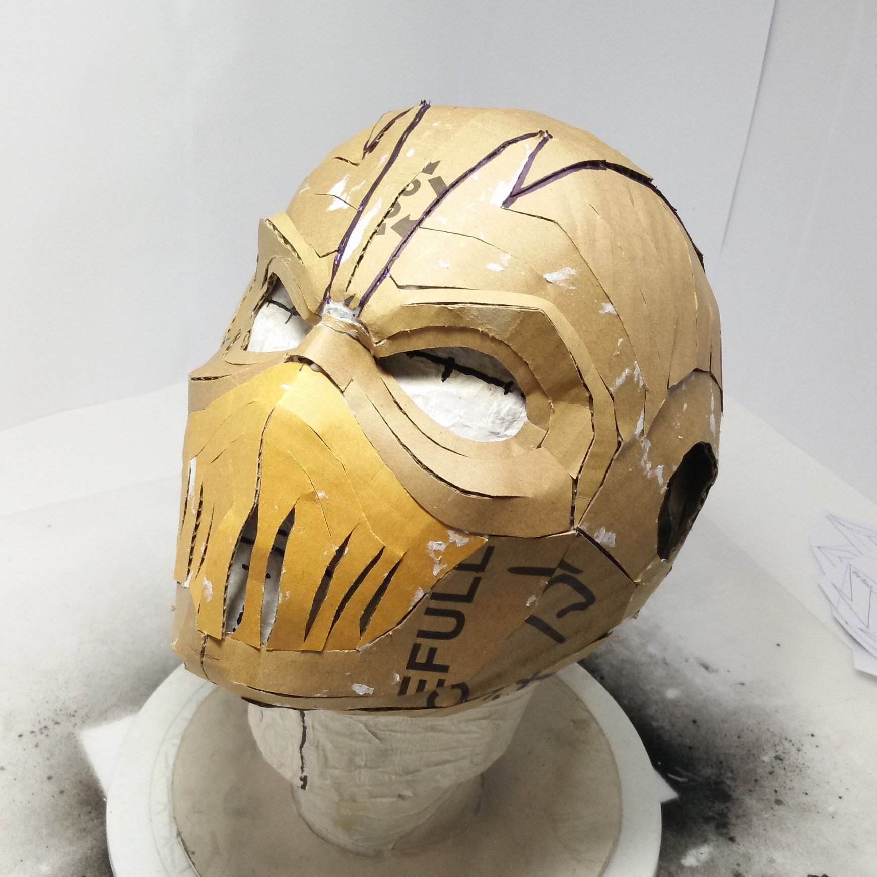 Flash & Zoom Mask A4, Letter Size PDF Template (ready to Print) - Etsy