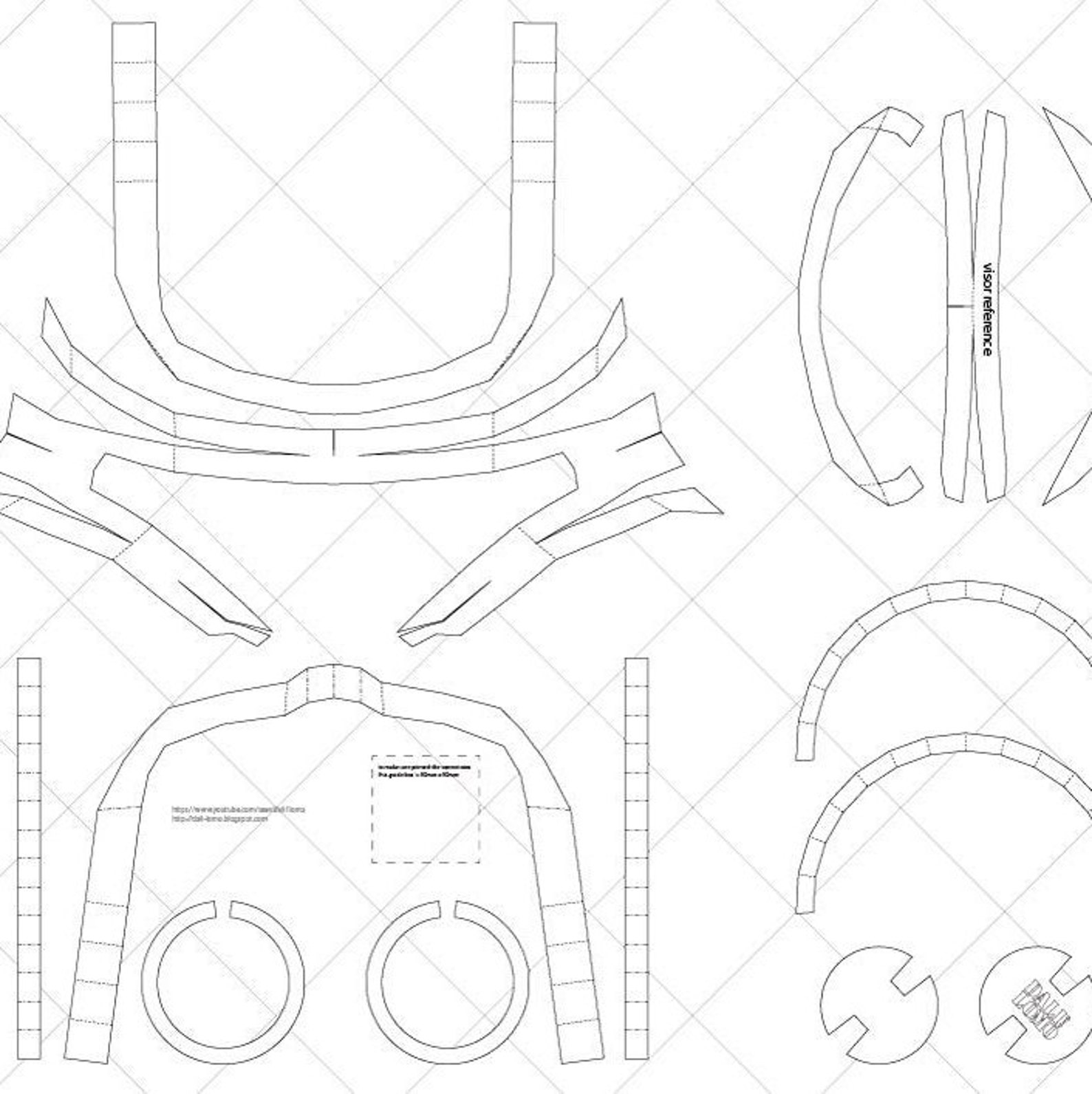 Scott Cyclops Visor A4 & Letter Size PDF Template ready to - Etsy