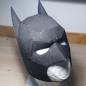 Bale Bat Cowl Mask Template - A4 & Letter Size Ready to Print PDF ...