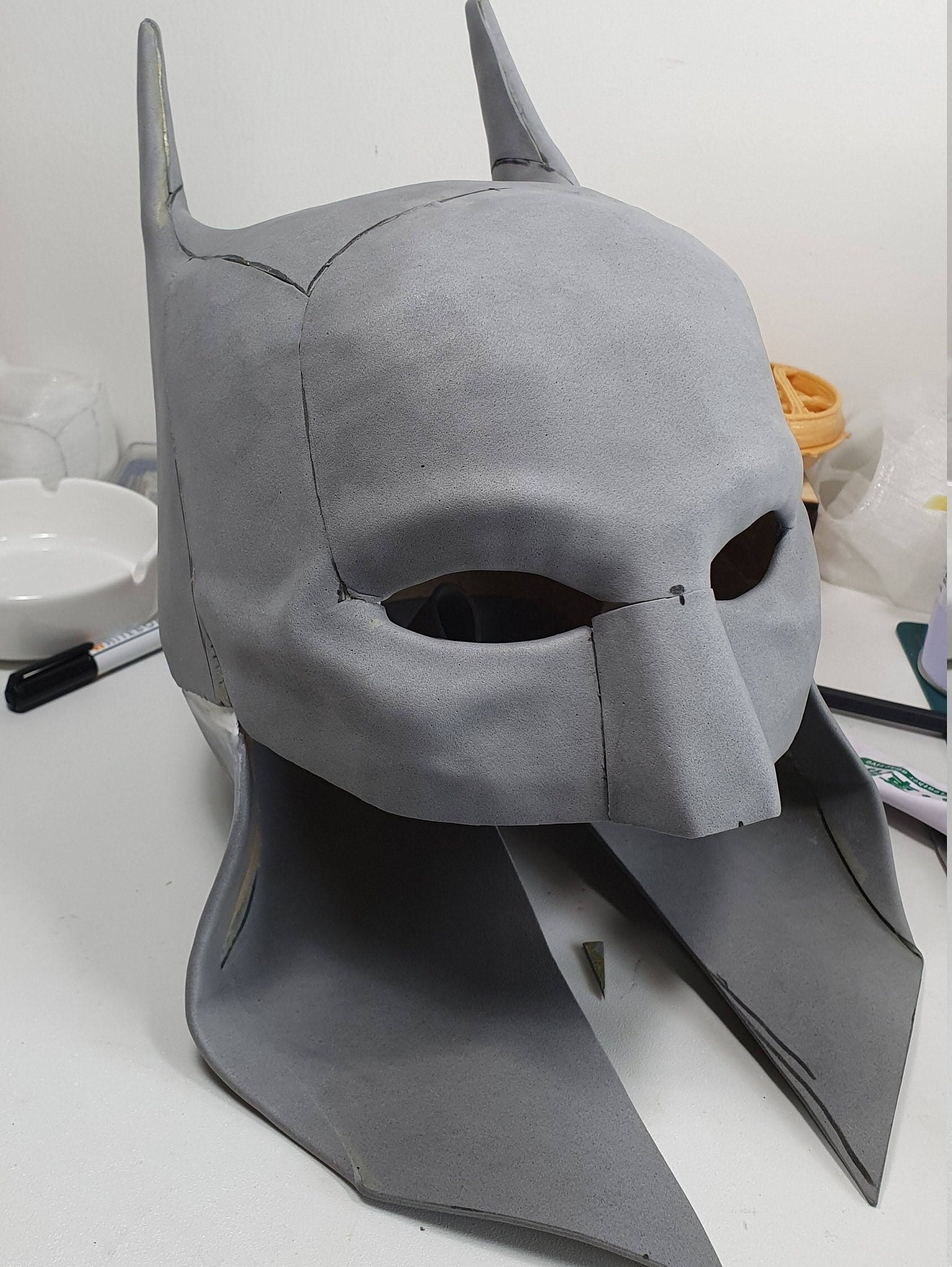 Robert Bat Cowl - A4 & Letter Size PDF Template (ready to Print) - Etsy