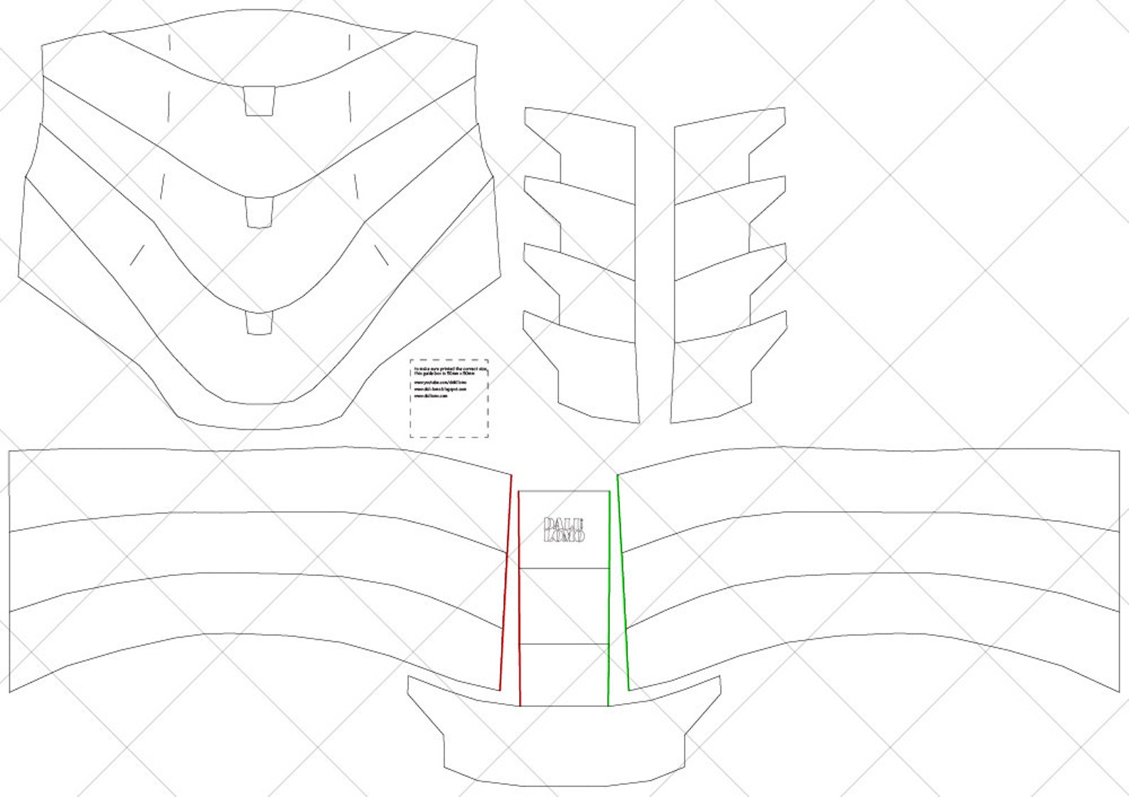 Iron Man Mark 4 Vest & Abs PDF Template (ready to Print A4 Letter) - Etsy