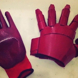 Iron Man Hands PDF Template - Etsy