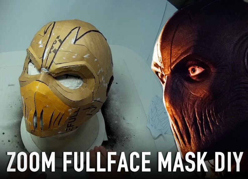 Flash & Zoom Mask A4 Letter Size PDF Template ready to | Etsy