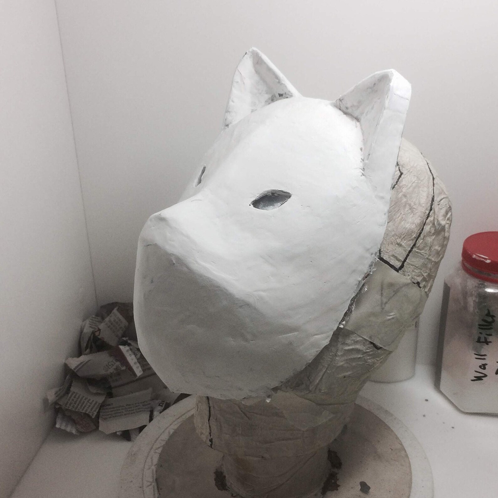 Japanese Dog Folk Mask - A4 & Letter Size Ready to Print PDF Paper ...