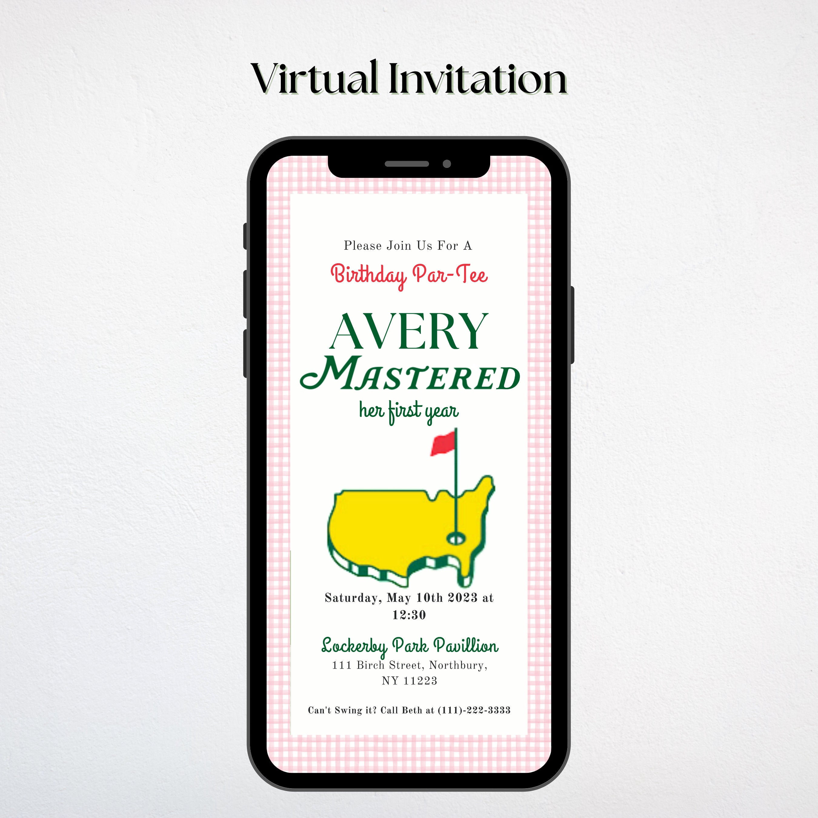 EDITABLE Pink Masters Themed Birthday Party Pack Invitation, Virtual ...