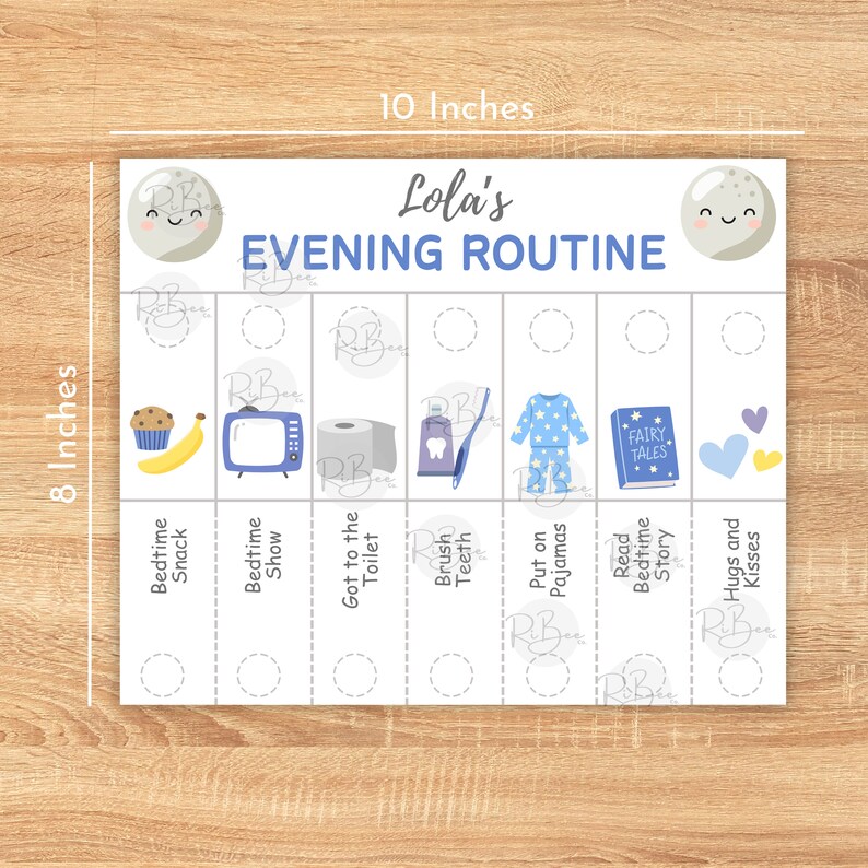 EDITABLE Morning and Evening Routine Flip Chart for Kids and Toddlers ...