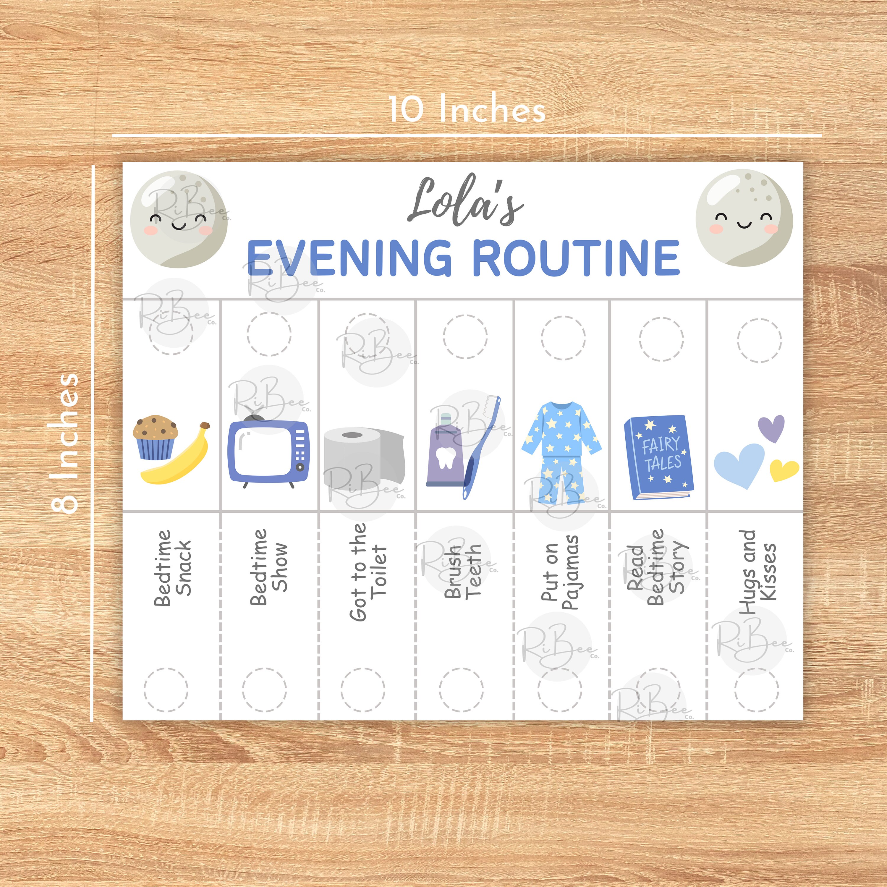 EDITABLE Morning and Evening Routine Flip Chart for Kids and Toddlers ...