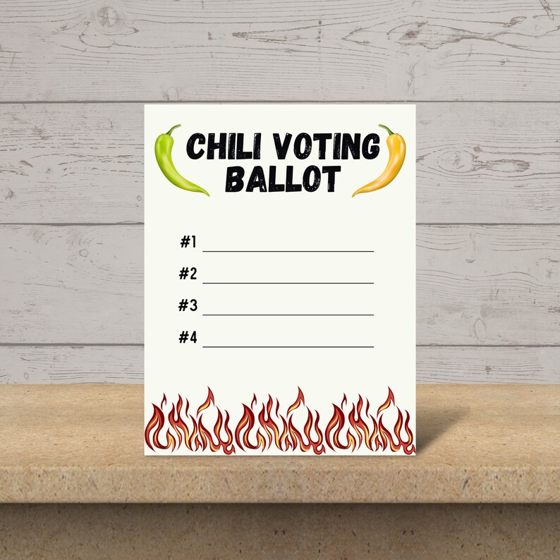 EDITABLE Chili Cook off Fundraiser Printables | Includes Flyer, Poster ...