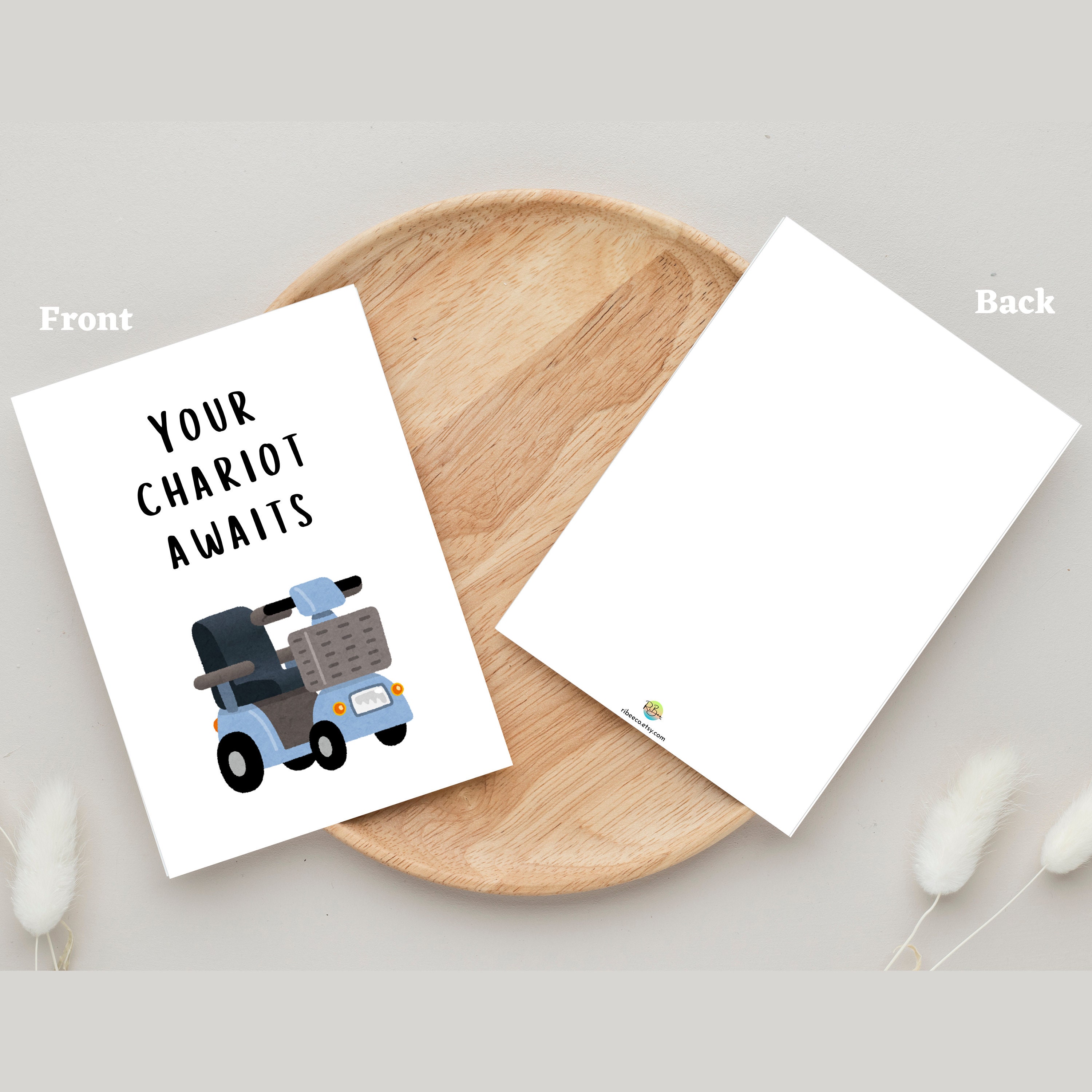 PRINTABLE Mobility Scooter Greeting Card | Scooter Chair | Funny ...