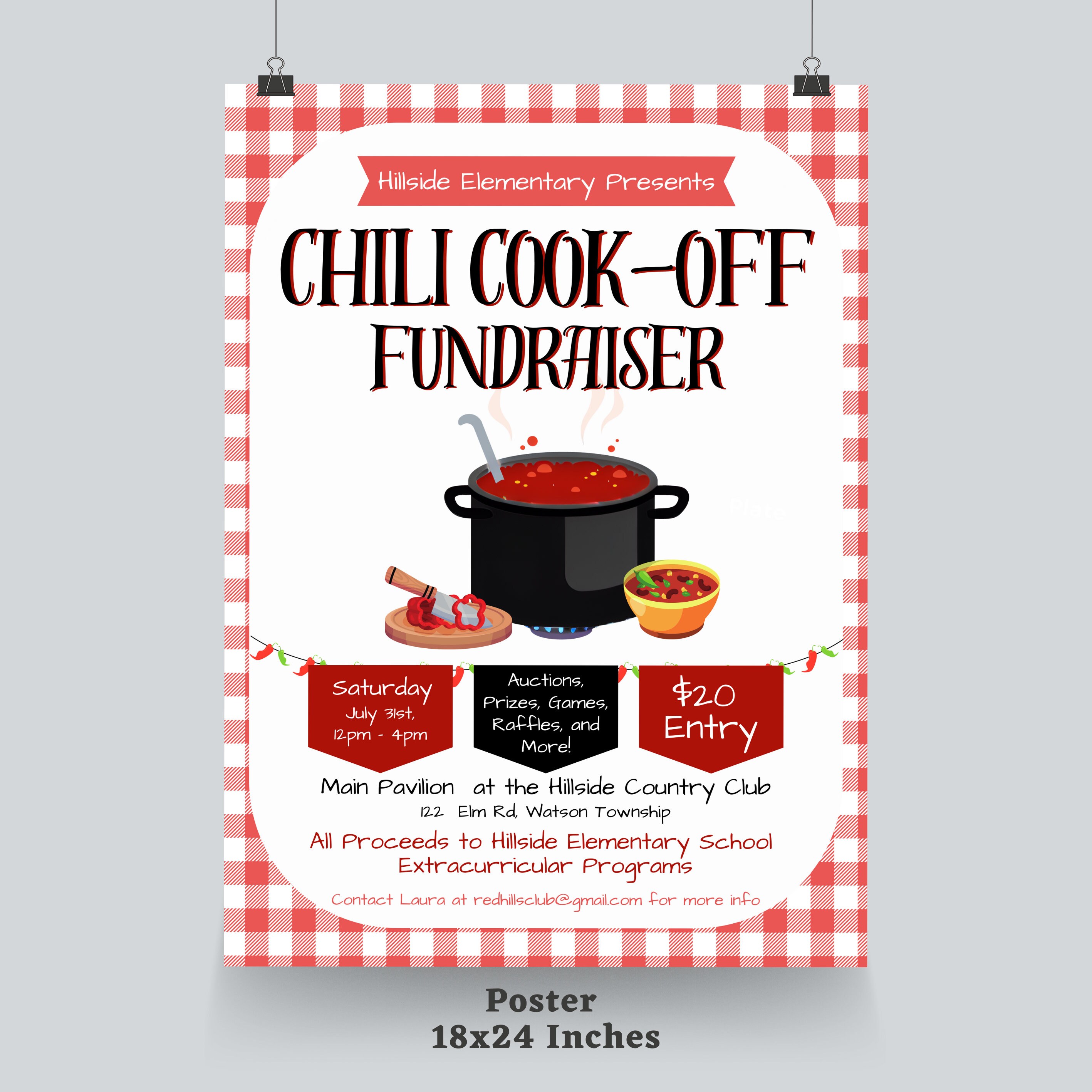 EDITABLE Chili Cook off Printables | Includes Flyer, Poster, Digital ...