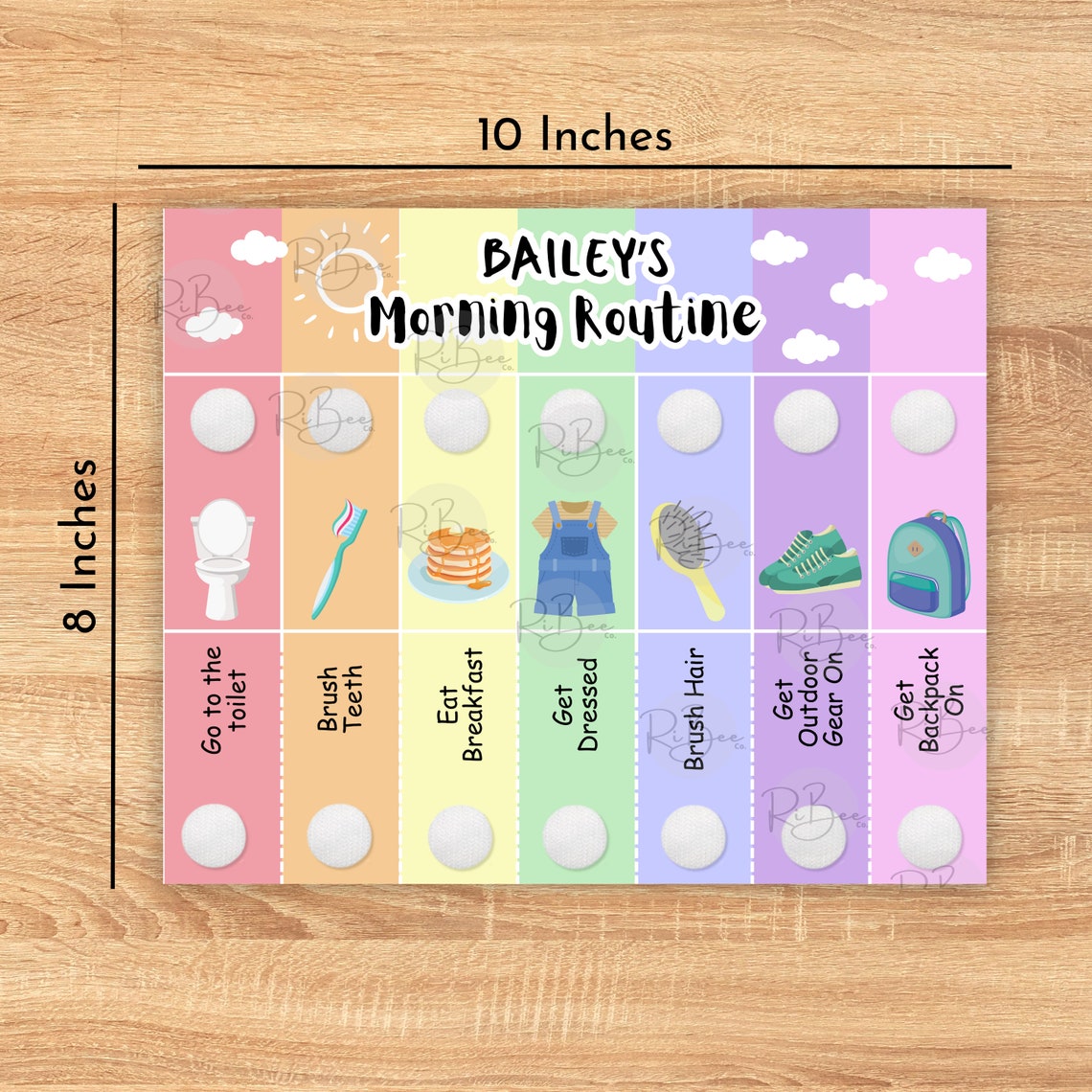 EDITABLE Morning and Evening Routine Charts for Kids Printable Template ...