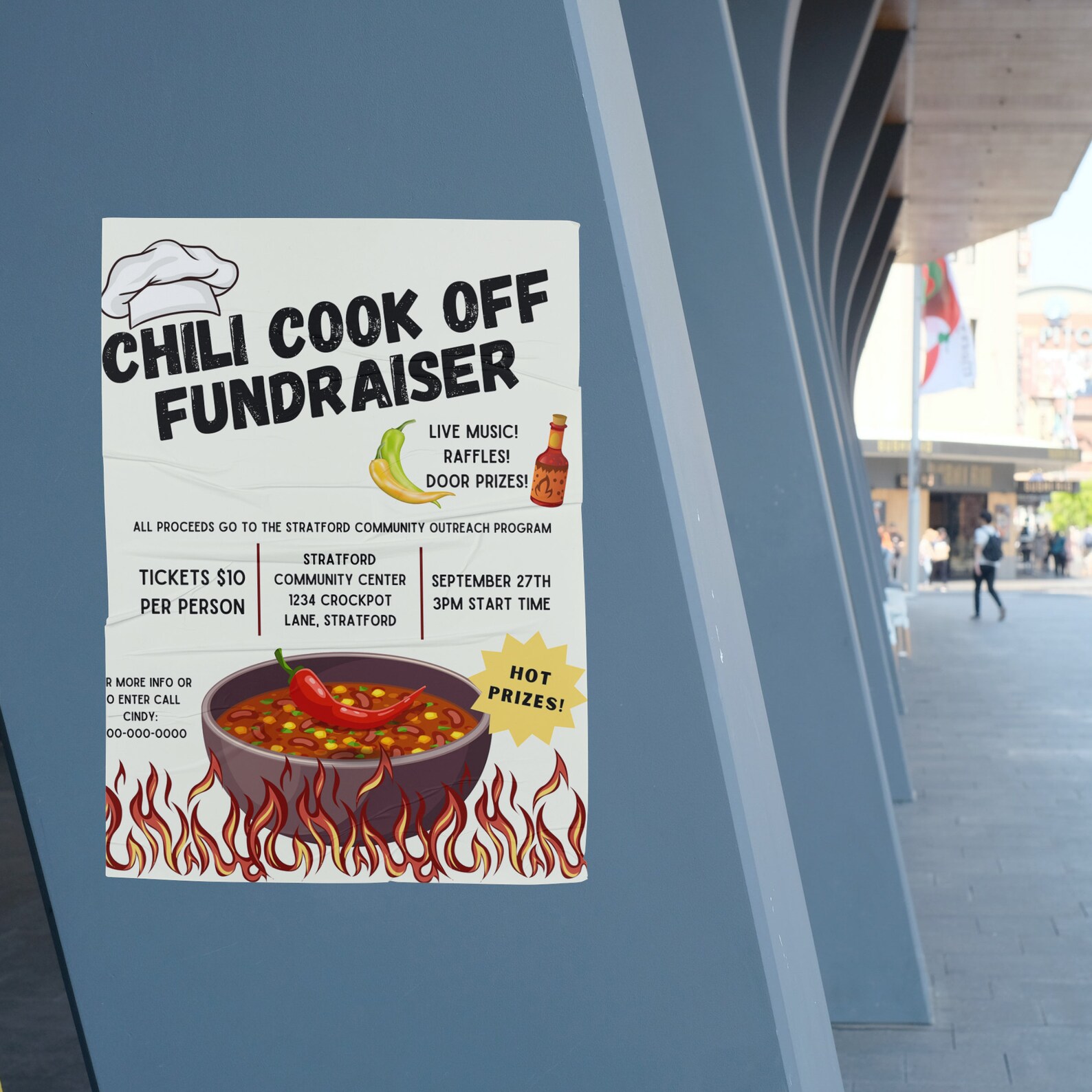 EDITABLE Chili Cook off Fundraiser Printables | Includes Flyer, Poster ...
