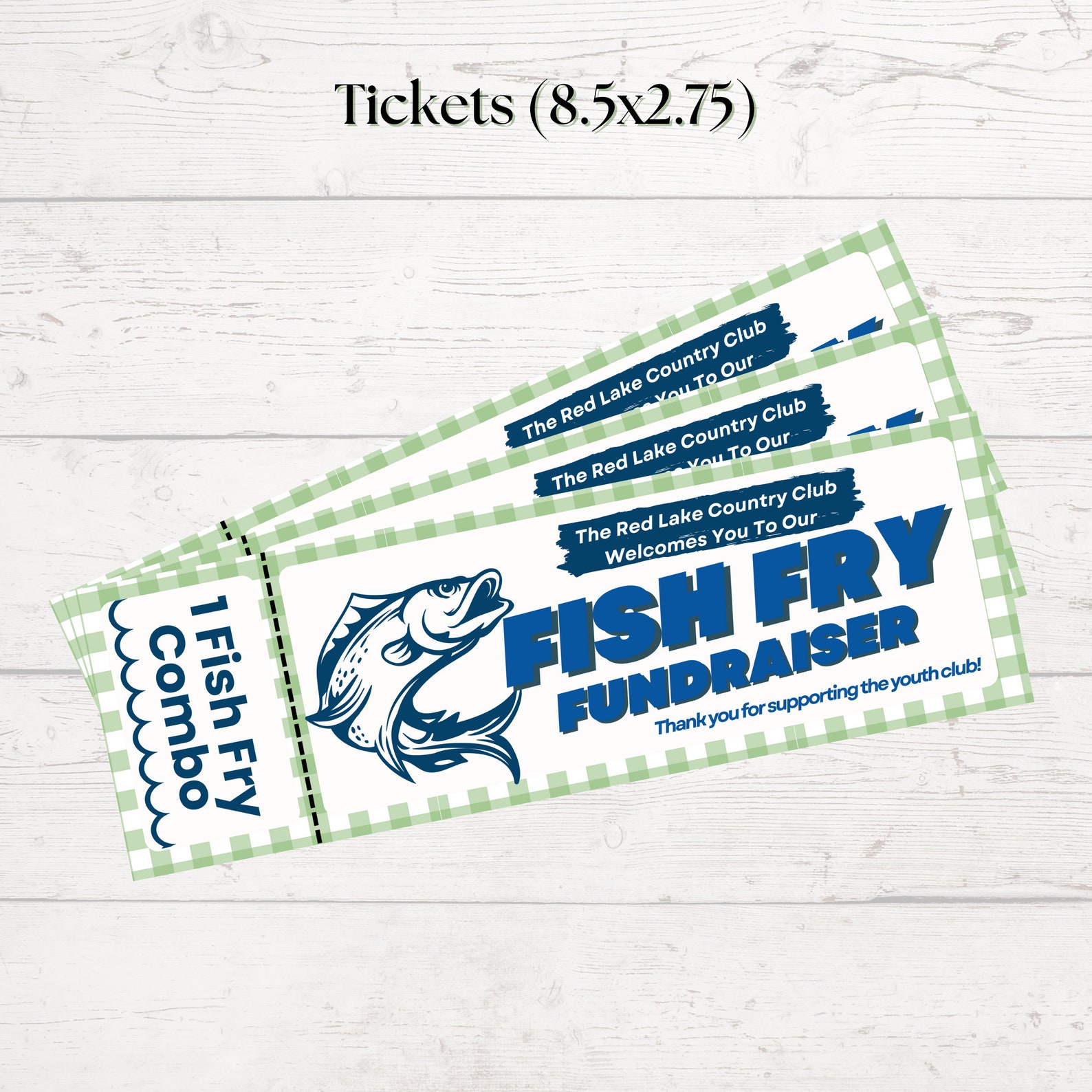 EDITABLE Fish Fry Fundraiser Bundle | Flyer, Poster, Virtual Flyer ...