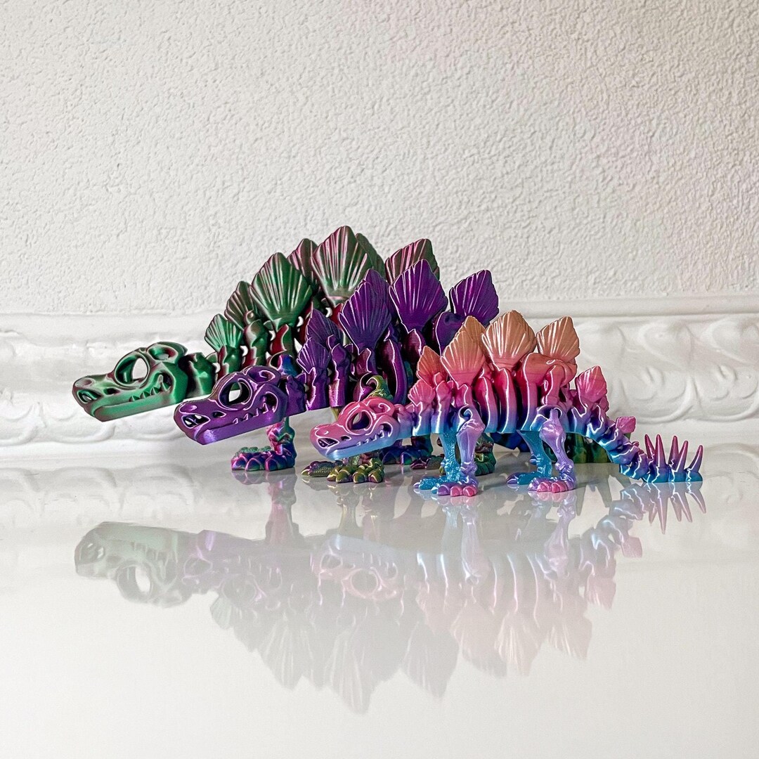Movable Dinosaurs - Articulated Stegosaurus Dino - Desk Toy - Home ...