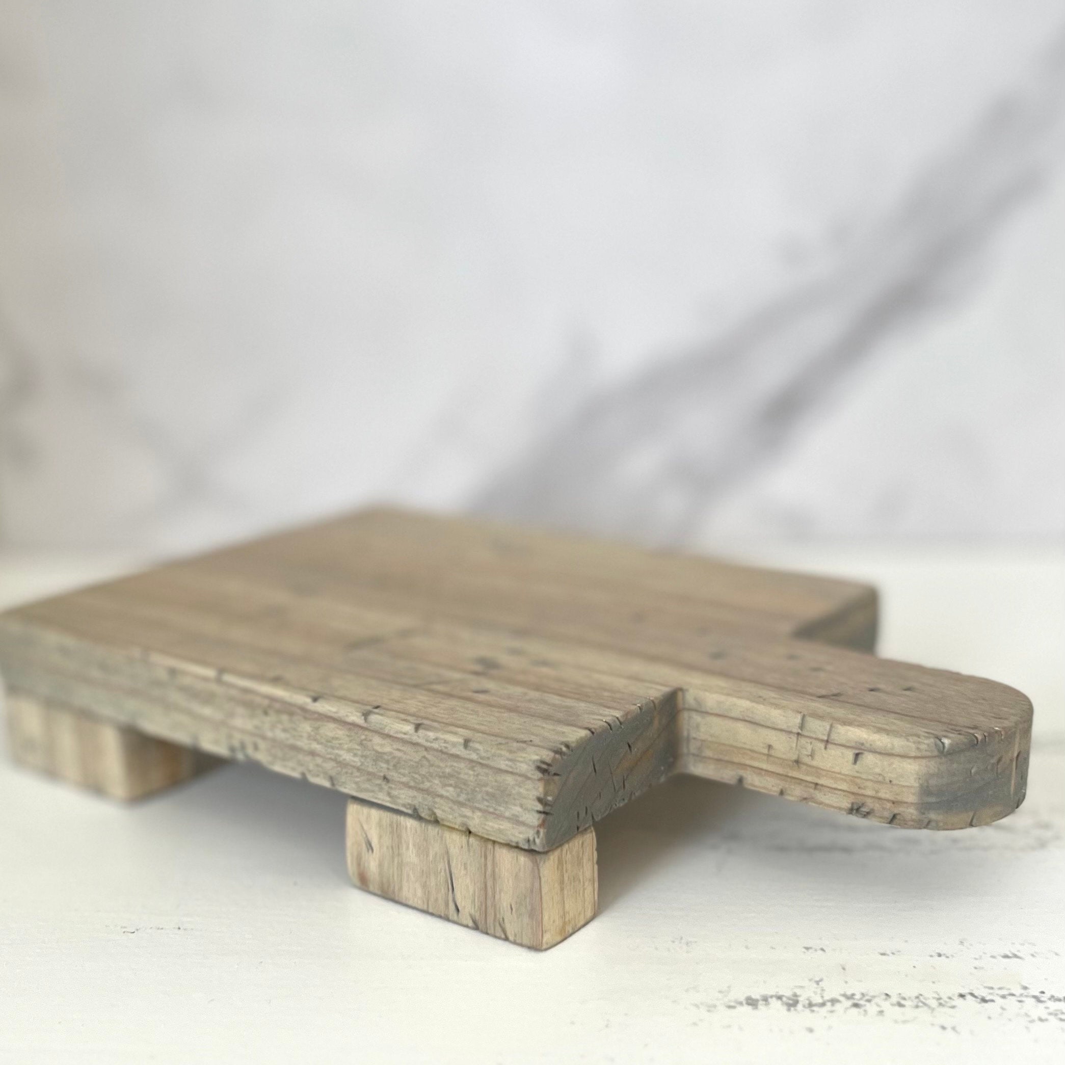 Handcrafted Rustic Wood Display Shelf Small Soap or Plant Stand Wooden ...