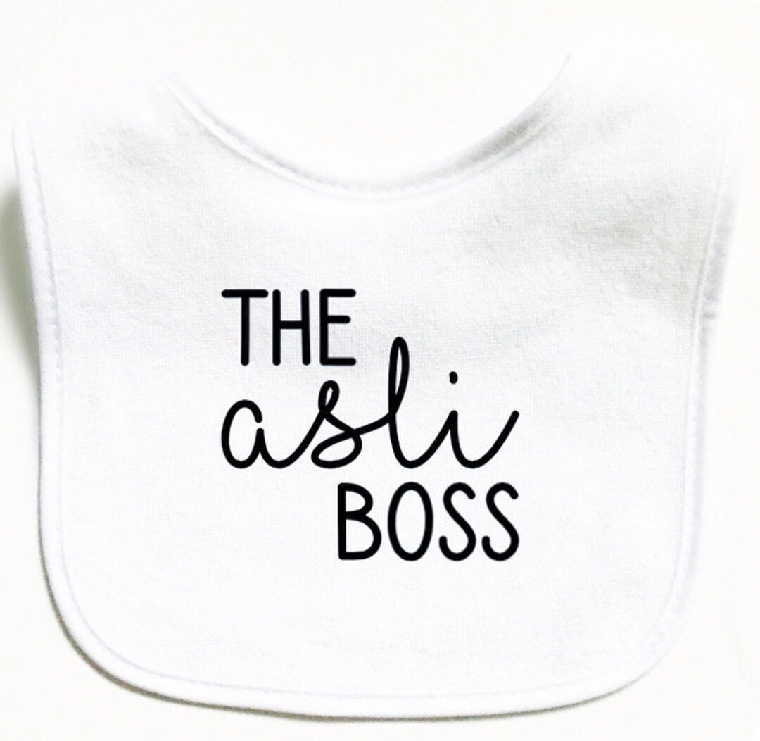 The Asli Real Boss Baby Bib, Personalized Custom, Boy Girl, Snack Time ...