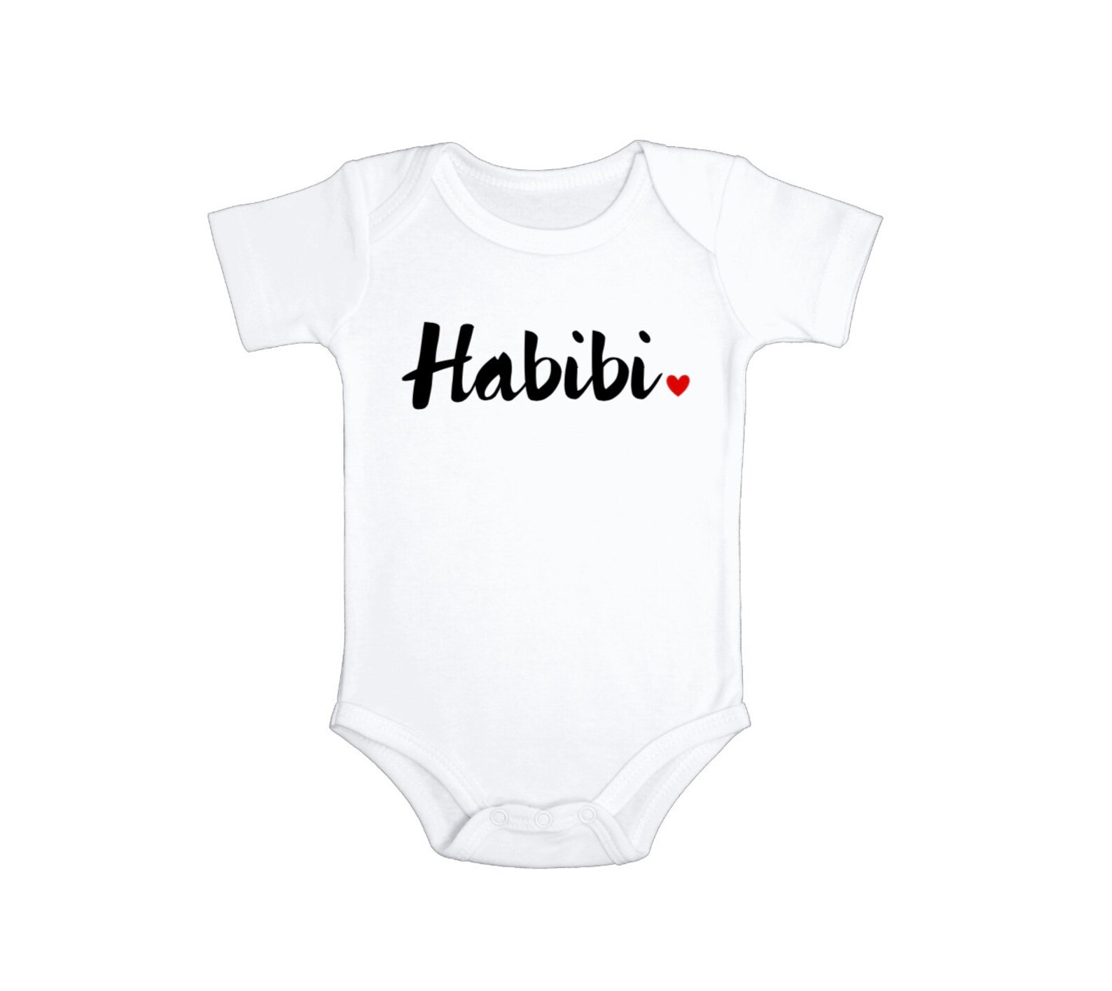 Habibi Habibti Heart Bodysuit, Beloved, Arabic, Valentine's Day ...