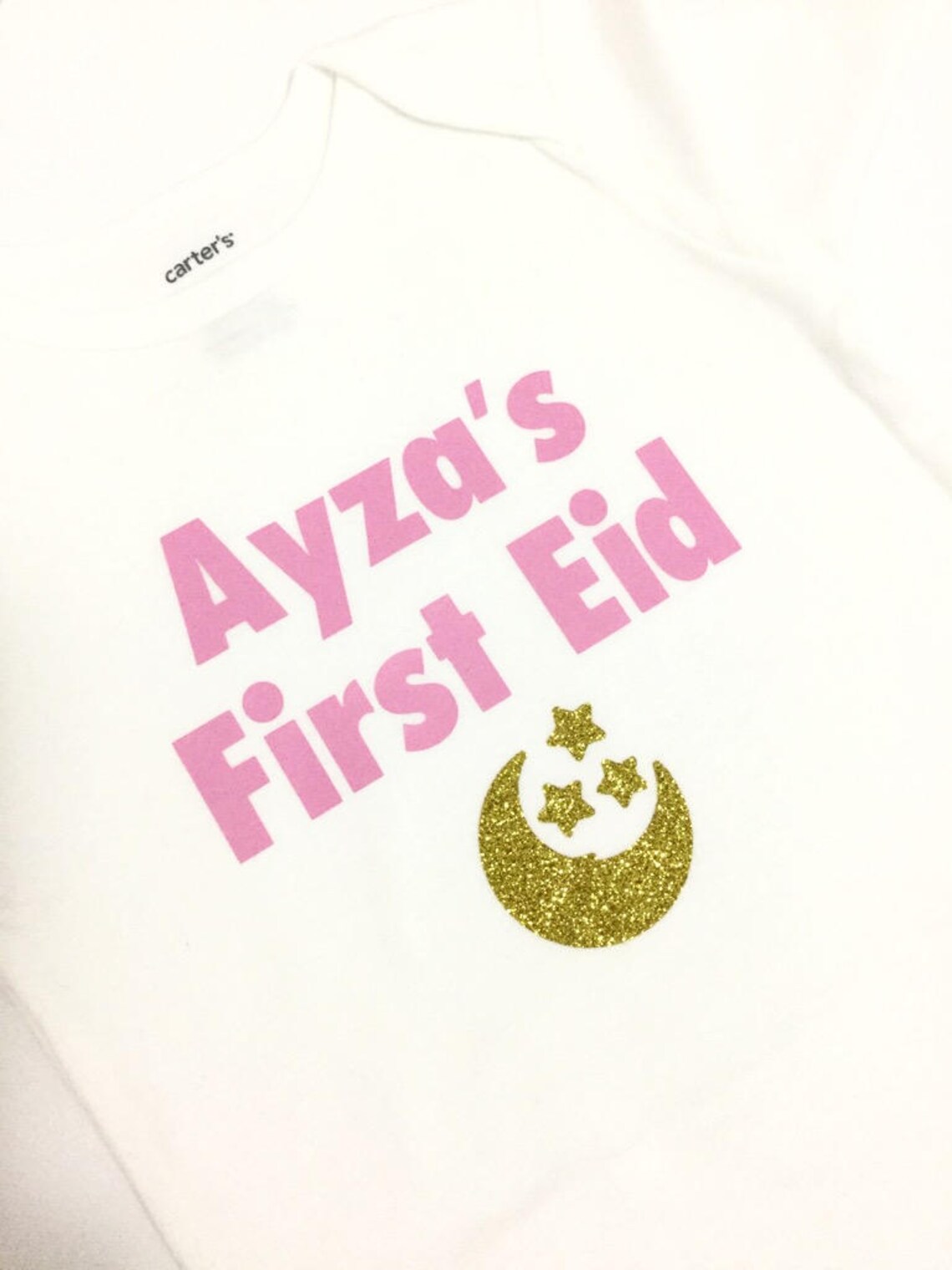 My First 1st Eid Personalized Bodysuit T-shirt, Eid Mubarak, Eidi ...
