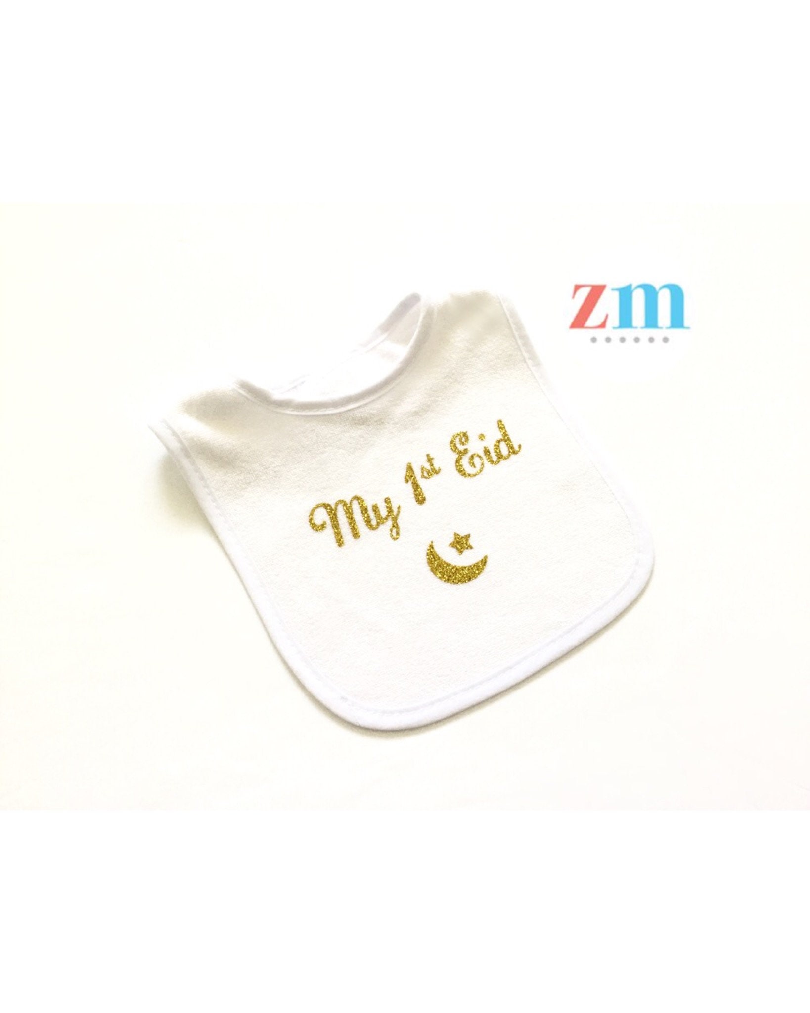 My First Eid Bib, Islamic Baby Bib, Ramadan Muslim Baby Gift, Baby Boy ...