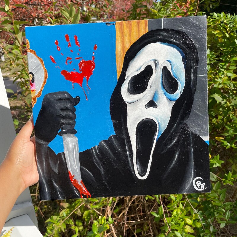 Ghostface Painting - Etsy