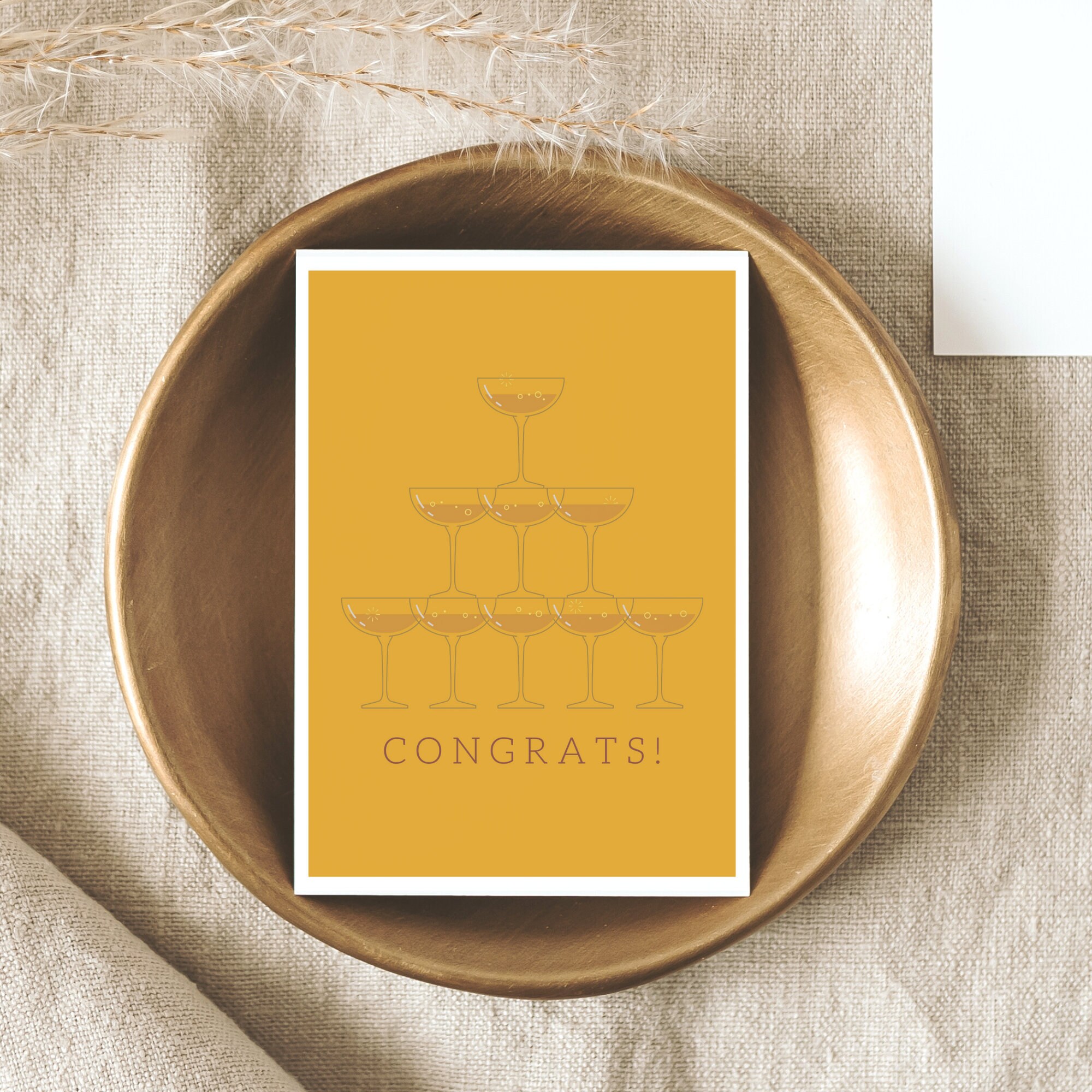 Set of 5 Printable Congratulations Cards / Instant Download / Card ...