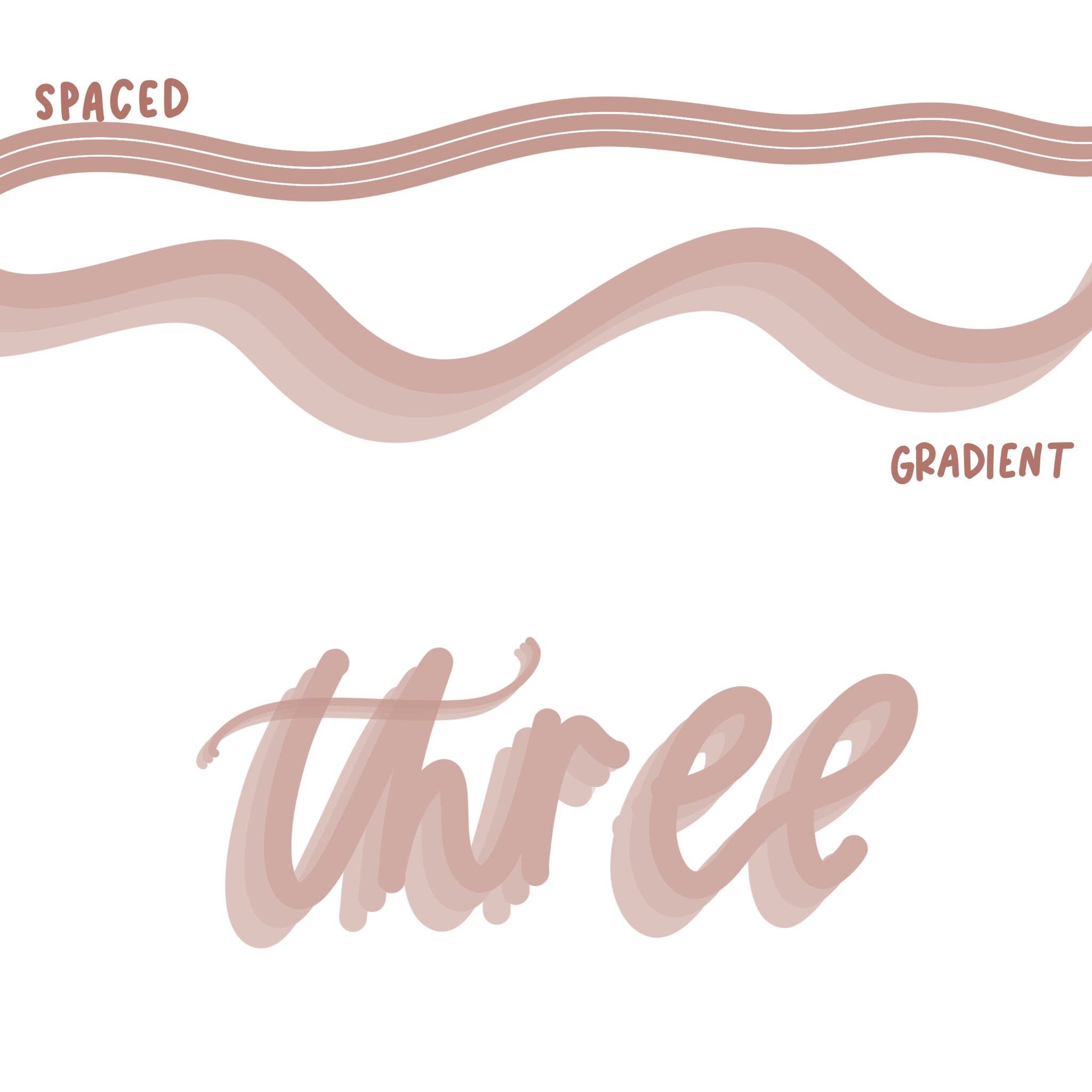 Multi-line iPad Lettering Procreate Brush Bundle - Etsy