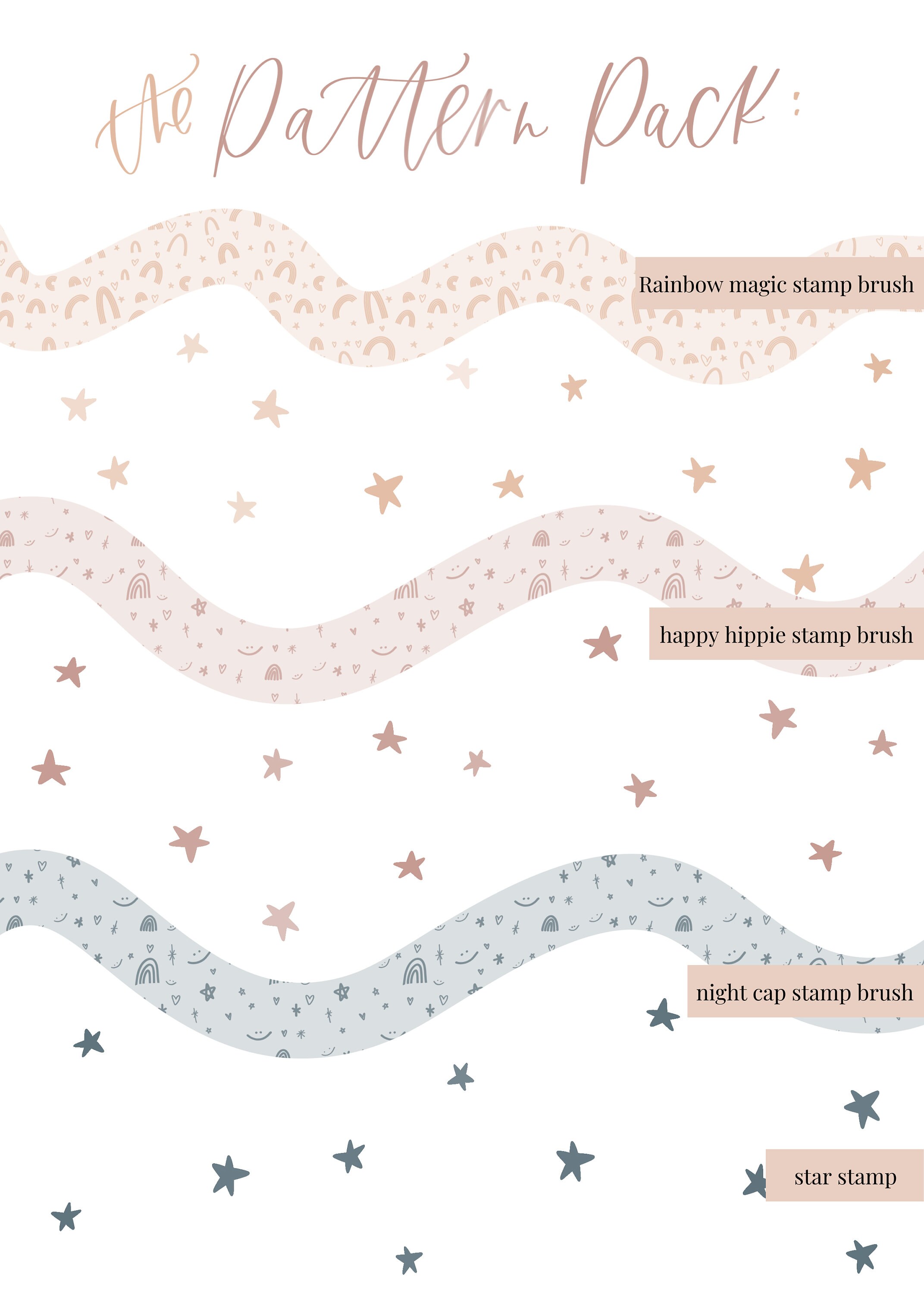 The Pattern Pack! for Procreate - Instant Download - Etsy