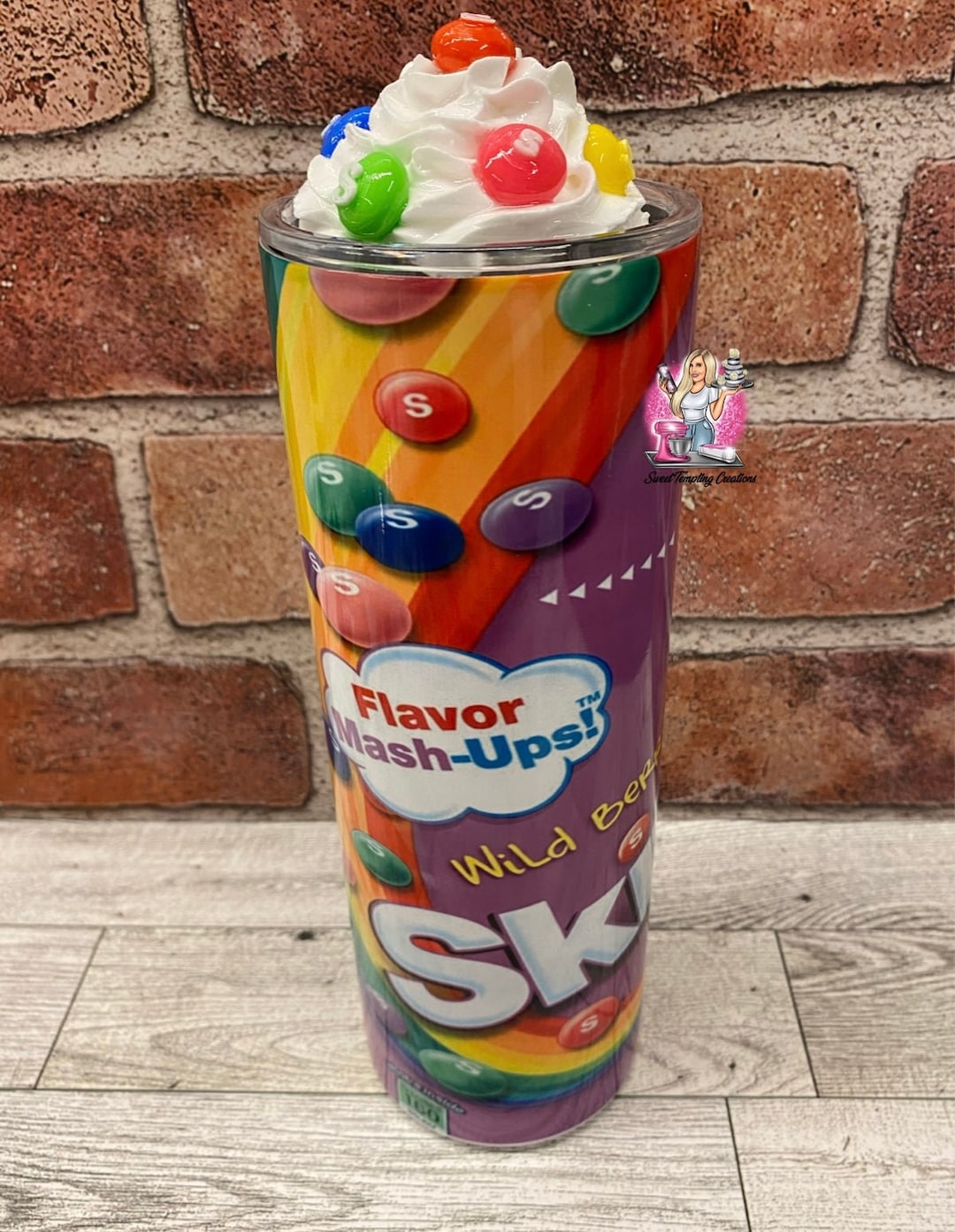 Flavor Mash up Candy Whipped Topping Lid Tumbler Topper Sublimation ...