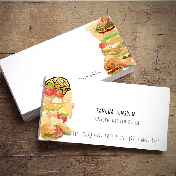 Cheese Business Card - Etsy