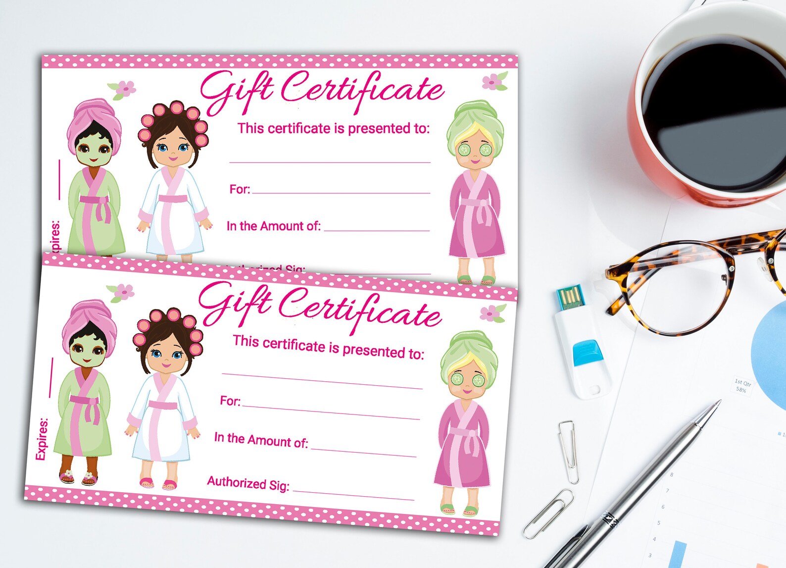 Gift Card Voucher Voucher to Print Spa Vaucher - Etsy