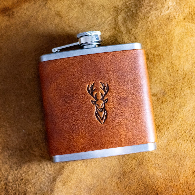 Leather Hip Flask - Etsy