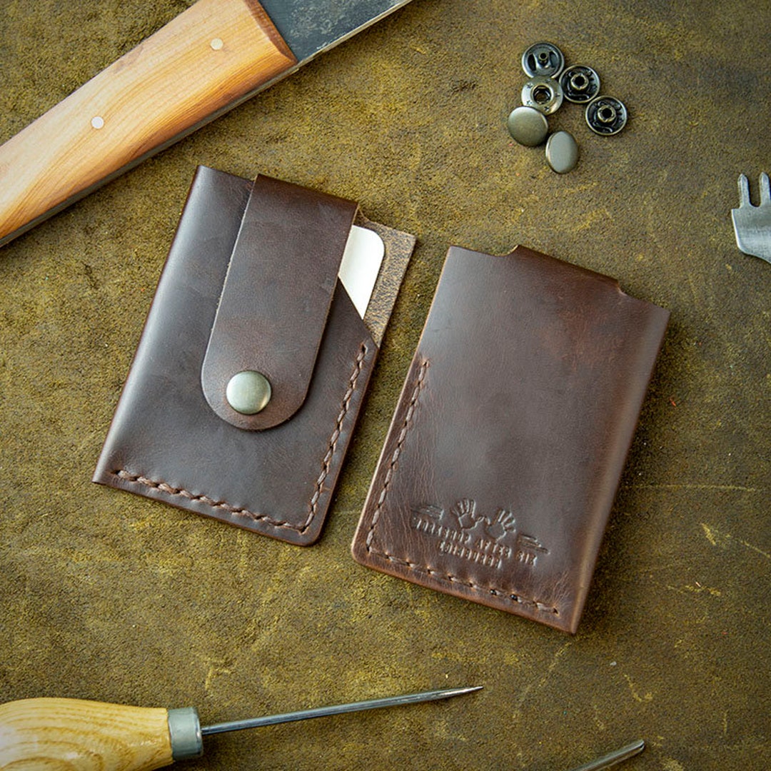 Personalised Handmade Minimalist Card Holder - FREE Personalisation ...