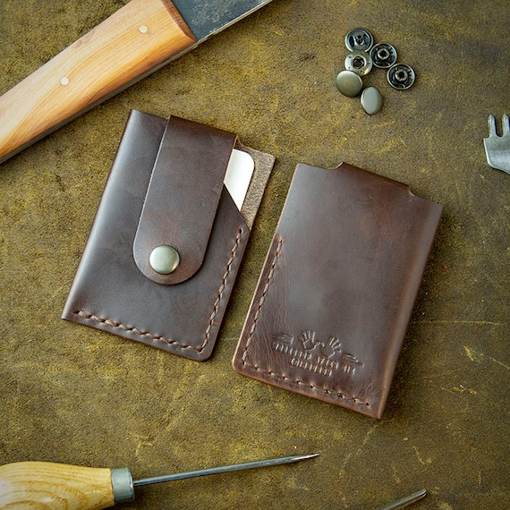 Personalised Handmade Minimalist Card Holder FREE - Etsy