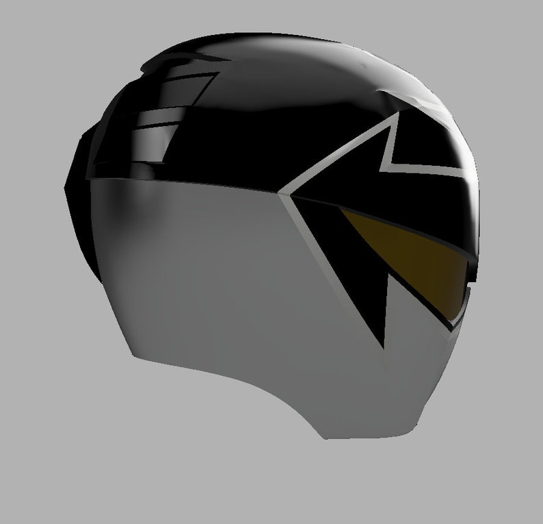 Mega Force Silver Ranger Helmet 3D Model - Etsy