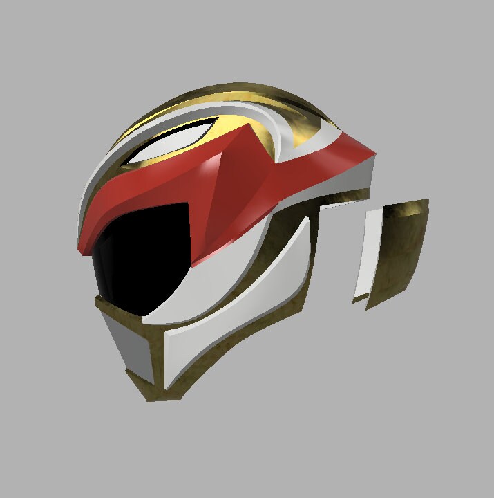 Ryu Ranger Helmet 3D Model - Etsy