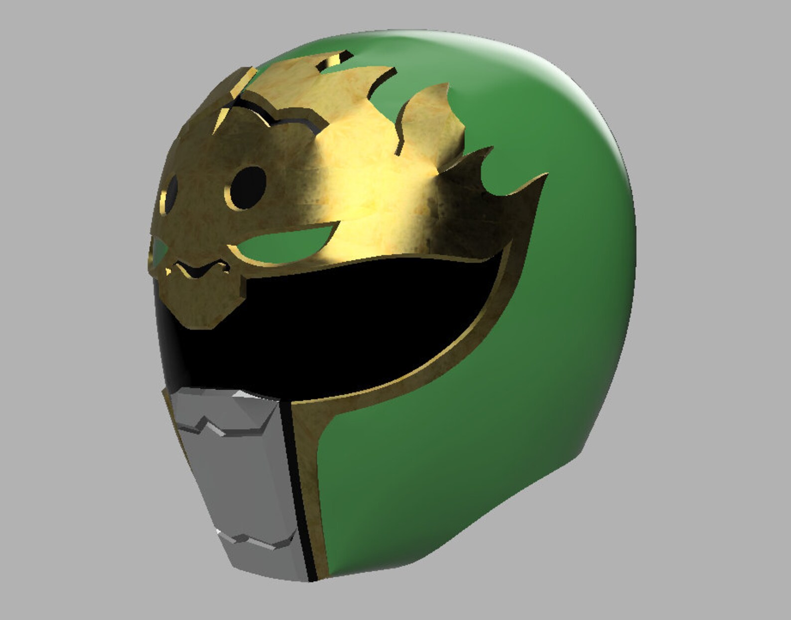 Dairanger Green 3D Model - Etsy