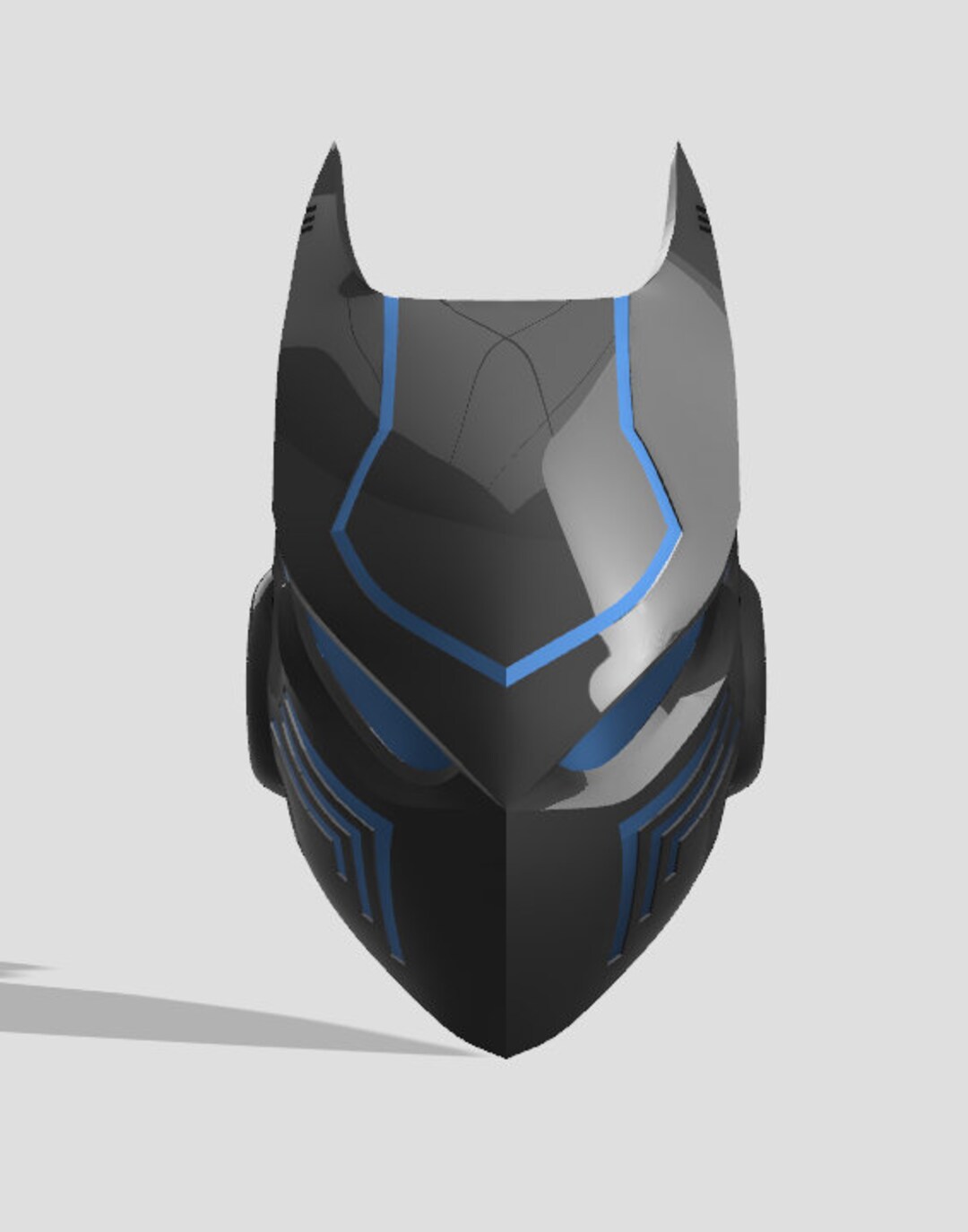 DCUO Dark Specter Batsuit Helmet 3D Model - Etsy