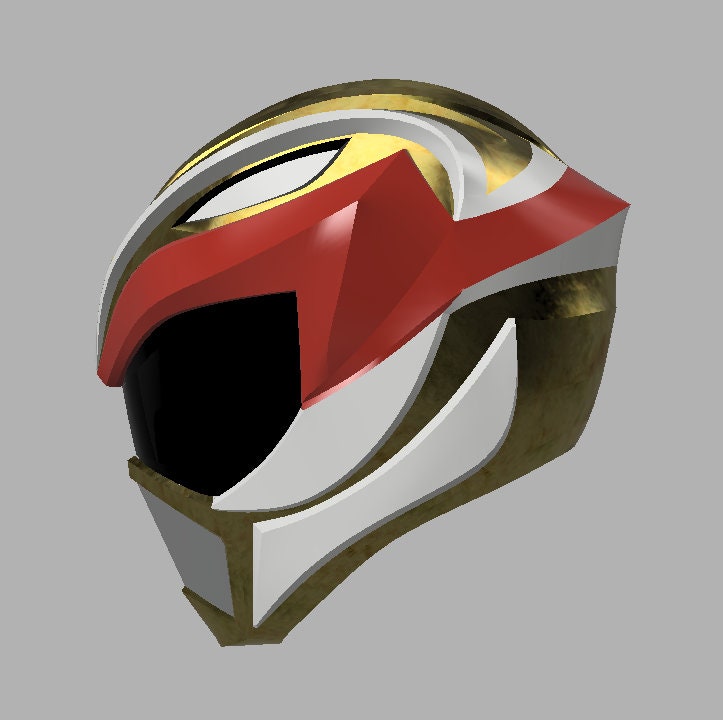 Ryu Ranger Helmet 3D Model - Etsy