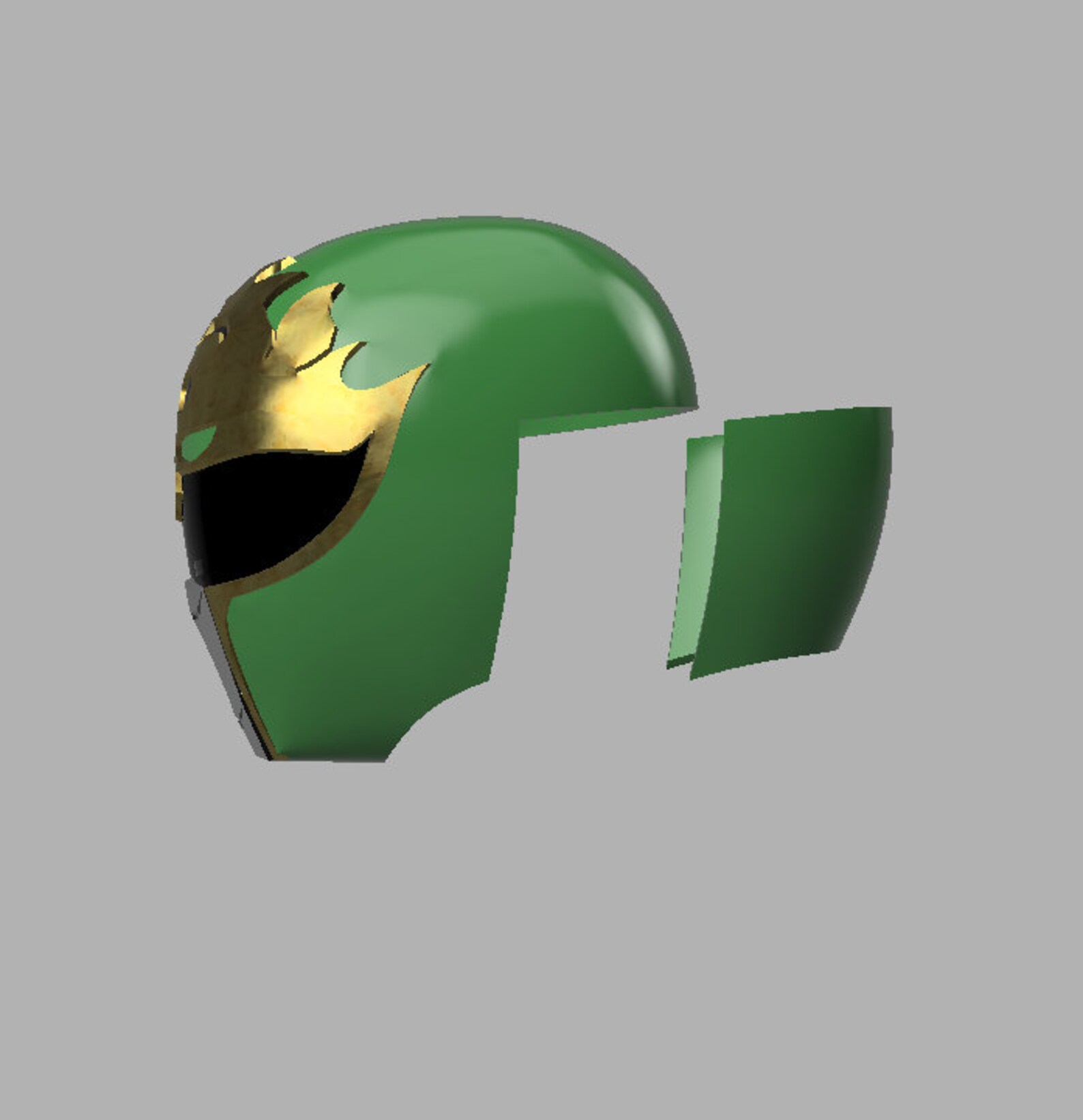 Dairanger Green 3D Model - Etsy