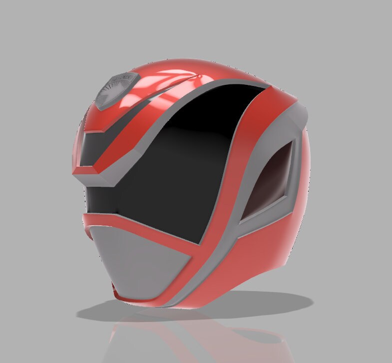 SPD Red Ranger Helmet 3D Model - Etsy